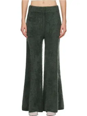 LISA YANG Wide Leg Lounge Pants - Black