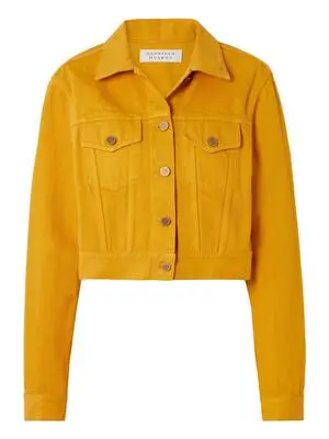 Gabriela Hearst Long-sleeved Denim Jacket - Yellow