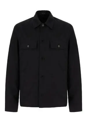 Gucci Gg Cotton Canvas Jacket - Black