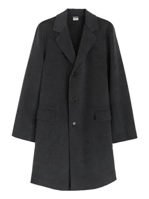 Aspesi Double-layer Wool Coat - Black