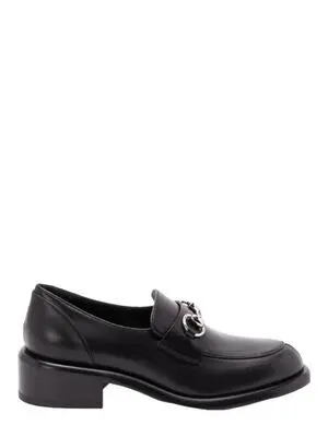 GUCCI Gucci Horsebit Detail Slip-On Loafers
