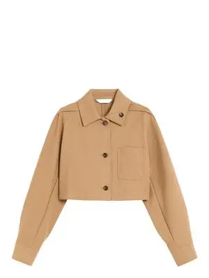 MAX MARA Max Mara Smalto Button-Up Cropped Jacket