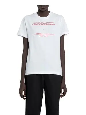 Raf Simons Graphic Print T-shirt - White