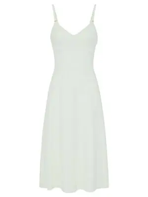 Elisabetta Franchi Lightweight Crêpe Midi Dress - Mint