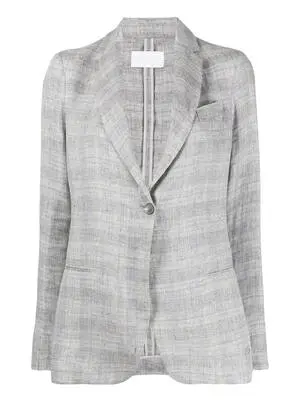 FABIANA FILIPPI Fabiana Filippi Single-Breasted Checked Jacket
