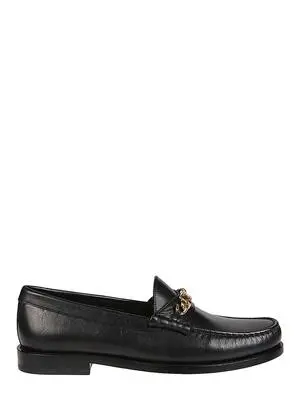 CELINE Celine Luco Triomphe Chain Loafer In Calfskin