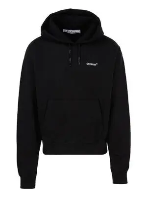 Off-White Caravaggio Print Hooded Sweatshirt - Black