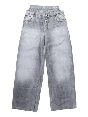 Acne Studios Acne Studios Printed Trousers Grey