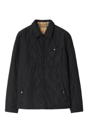 Burberry Reversible Quilted Nylon Overshirt - Black