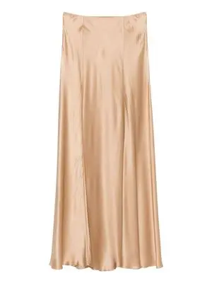 Alberta Ferretti Maxi Skirt - Golden
