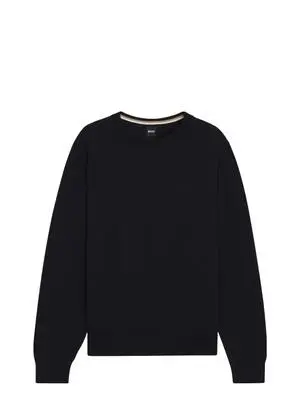 Hugo Boss Logo Crew-neck Sweatshirt - Black