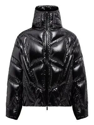 Moncler X A$ap Rocky Bahianinha Hooded Short Down Jacket - Black