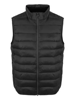 Barbour Padded Logo Gilet - Black