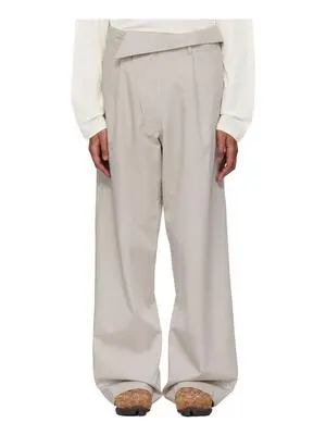 KIKO KOSTADINOV Navin Wide-leg Trousers - Off-white