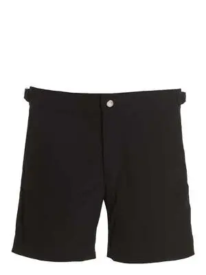 Alexander McQueen Logo Swim Trunks - Black