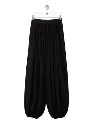 Loewe Wide-leg Drawstring Pants - Black
