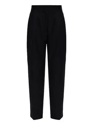 Paul Smith Slim-fit Pleated Trousers - Black