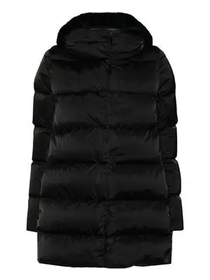 Herno Hooded Quilted Down Coat - Black