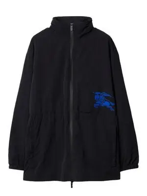 BURBERRY Burberry Equestrian Knight Zip-Up Hooded Jacket