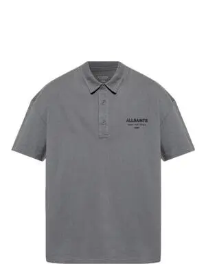 ALLSAINTS Xander Polo Shirt - Gray