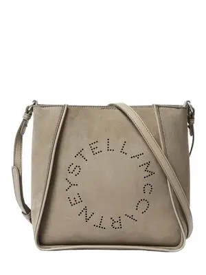 Stella McCartney Logo Square Crossbody Bag - Khaki