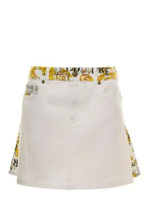 Versace High-waist Mini Skirt - White