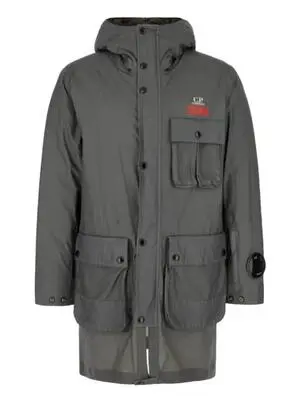 C.P. COMPANY Gore G-type Long Mille Jacket - Black