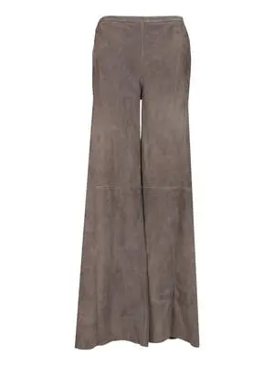 FORTE_FORTE Forte Forte Suede Wide Leg Trousers