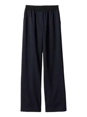 Miu Miu Elasticated Waist Trousers - Navy Blue