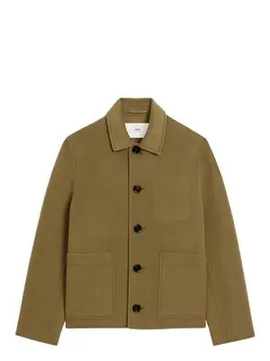 Ami Button-up Jacket - Green