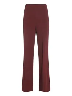 TWINSET Twinset Pull-On Trousers With Horn Detail Red