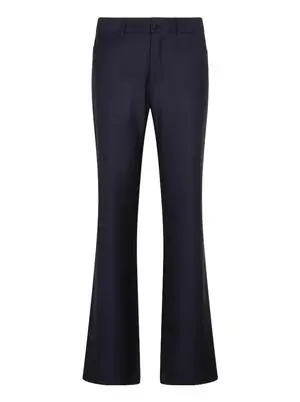 Etro Striped Tailored Trousers - Black