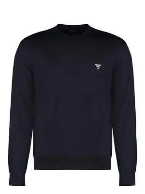 Prada Long-sleeved Sweater - Blue