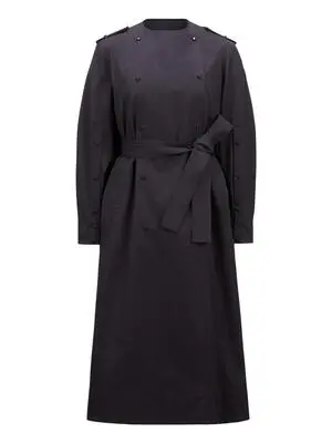 MONCLER Moncler Belted Button-Up Coat With Removable Padded Vest