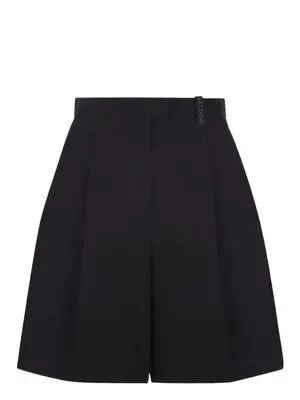 Moncler Inverted-pleat Skirt - Black