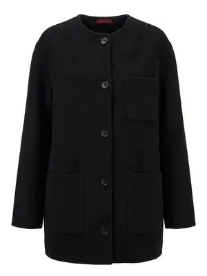 Gucci Long Sleeved Reversible Jacket - Black
