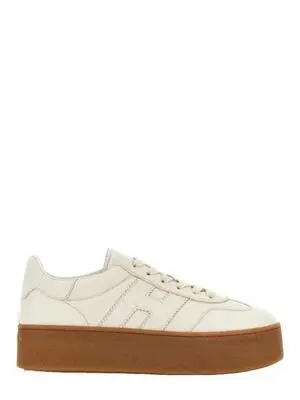 Hogan Cool H Patch Sneakers - Ivory