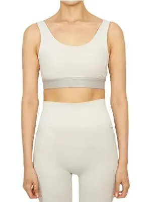 Max Mara Sleeveless Vest With Logo Detail - White