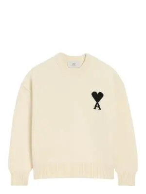 Ami De Coeur Sweater - White/black