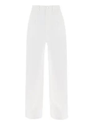 LOULOU STUDIO Attu Wide-leg Jeans - White