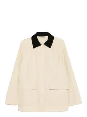 TOTEME Long-sleeved Jacket With Lapels - Beige