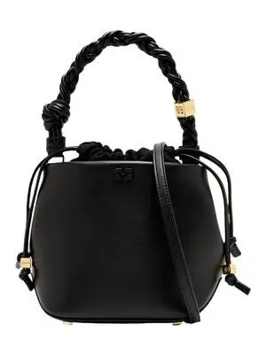 GANNI Ganni Bou Bucket Bag With Braided Handle