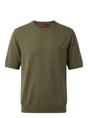 Gucci Fine Wool Knit Top - Forest Green