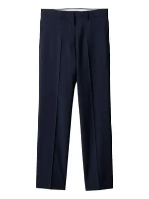 Miu Miu Straight-leg Tailored Trousers - Navy