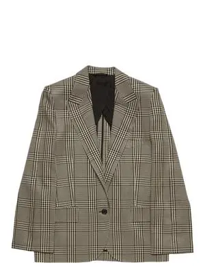 Acne Studios Single-breasted Regular Fit Jacket With Classic Collar - Multicolor