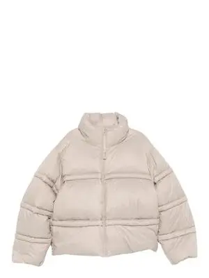 Axel Arigato Puffer Jacket With Stand Collar - Brown