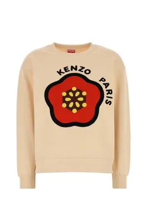 Kenzo Pop Embroidered Sweatshirt - Nude