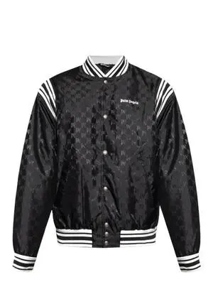 Palm Angels Monogram Bomber Jacket - Black