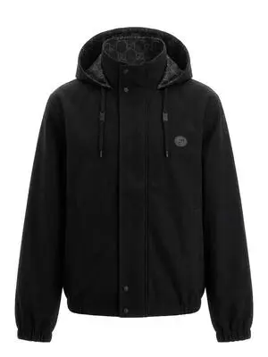 Gucci Reversible Gg Ripstop Nylon Jacket - Black