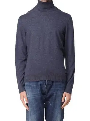FAY Fay High Neck Wool Knitwear Black